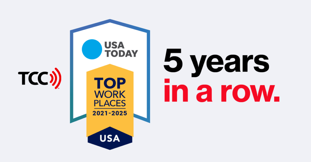 TCC Named a Top Workplace USA in 2025 - TCC